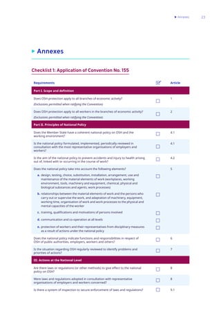The fundamental conventions on occupational safety and health - ILO | PDF
