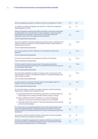 The fundamental conventions on occupational safety and health - ILO | PDF