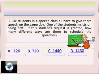 The fundamental counting principle | PPTX