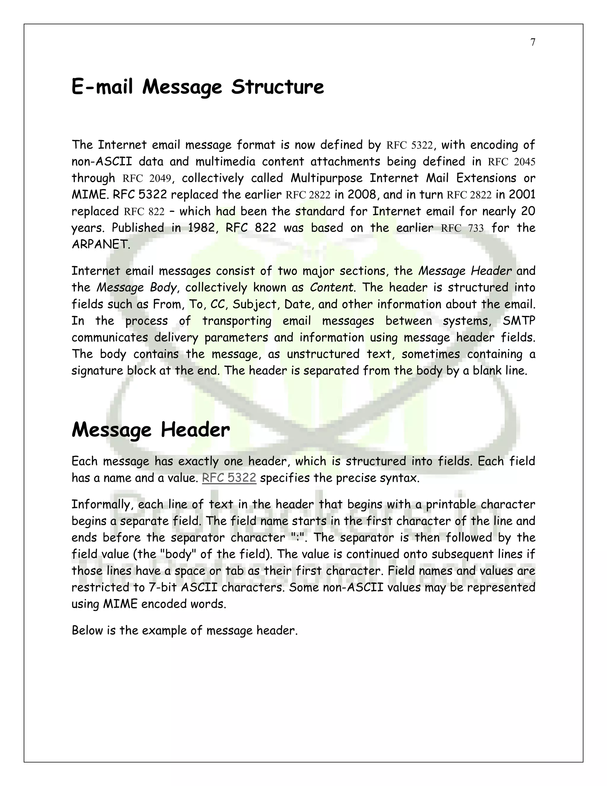 The Fundamental of Electronic Mail (E-mail) | PDF