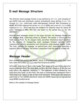 The Fundamental of Electronic Mail (E-mail) | PDF