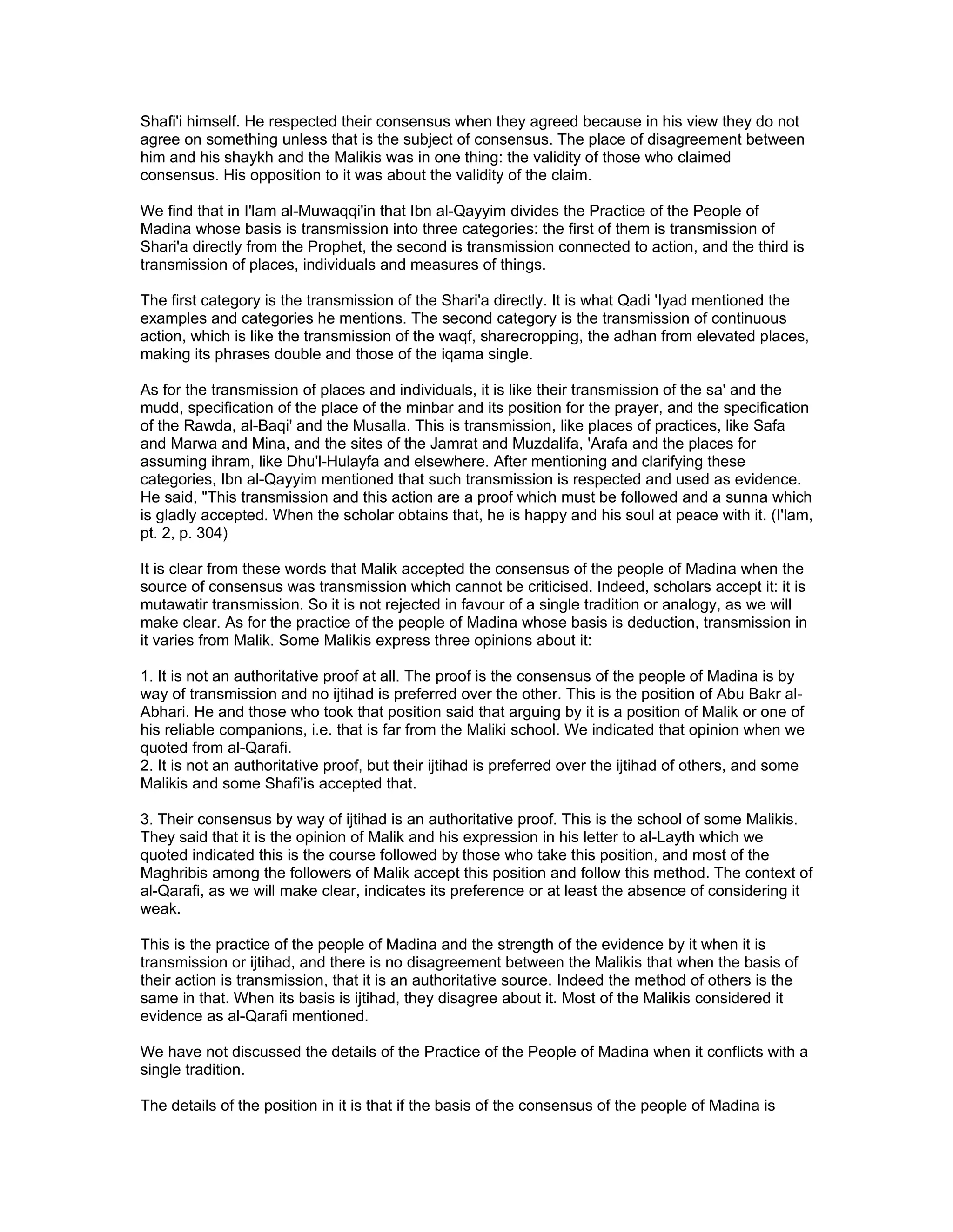 The Fundamental Principles Of Imam Malik's Fiqh | RTF