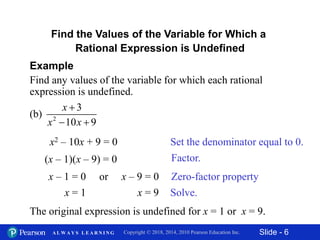 Section 14.1 The fundamental property of rational expressions | PPT