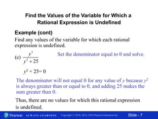 Section 14.1 The fundamental property of rational expressions | PPT