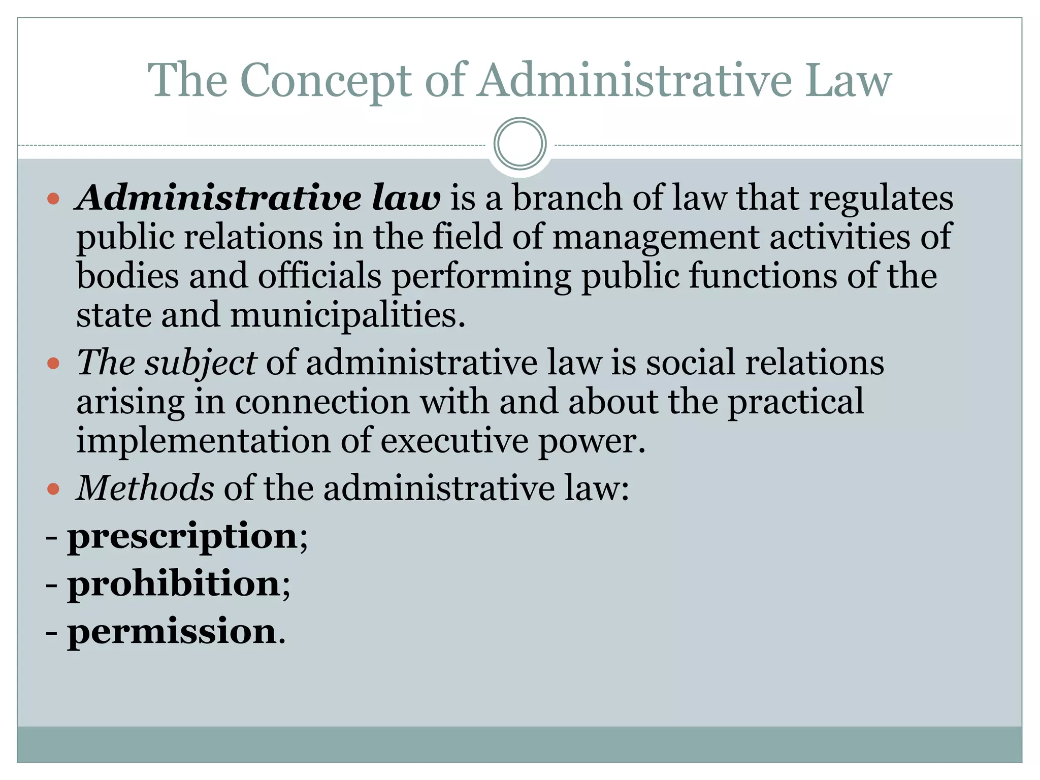 The Fundamentals of Administrative Law.ppt