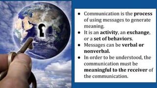 The Fundamentals of Communication | PPTX