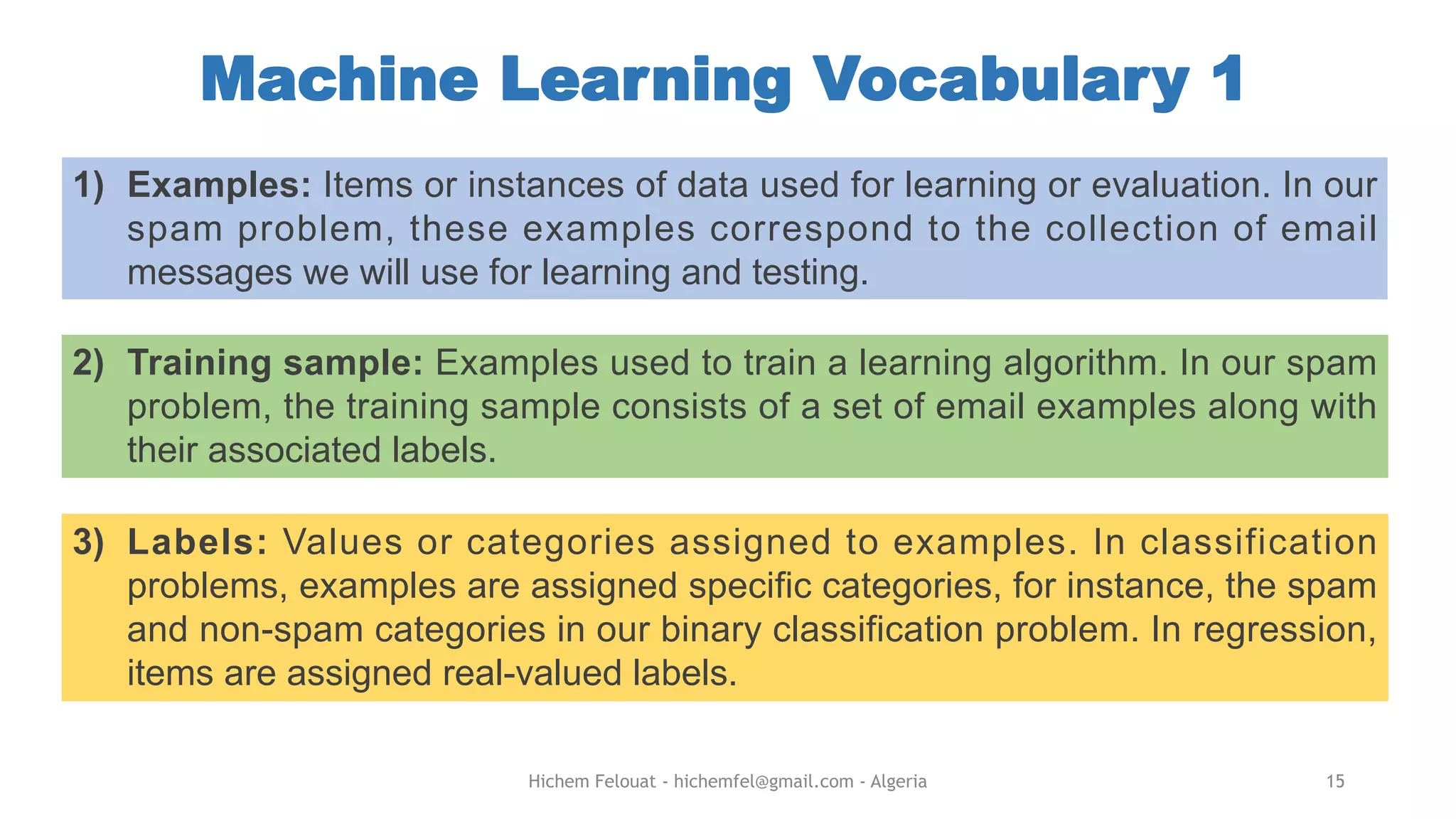 The fundamentals of Machine Learning | PDF
