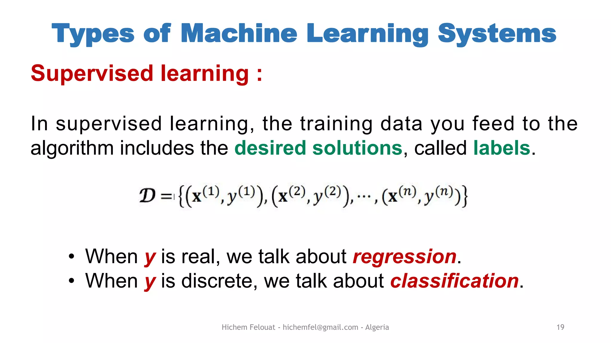 The fundamentals of Machine Learning | PDF | Email | Internet