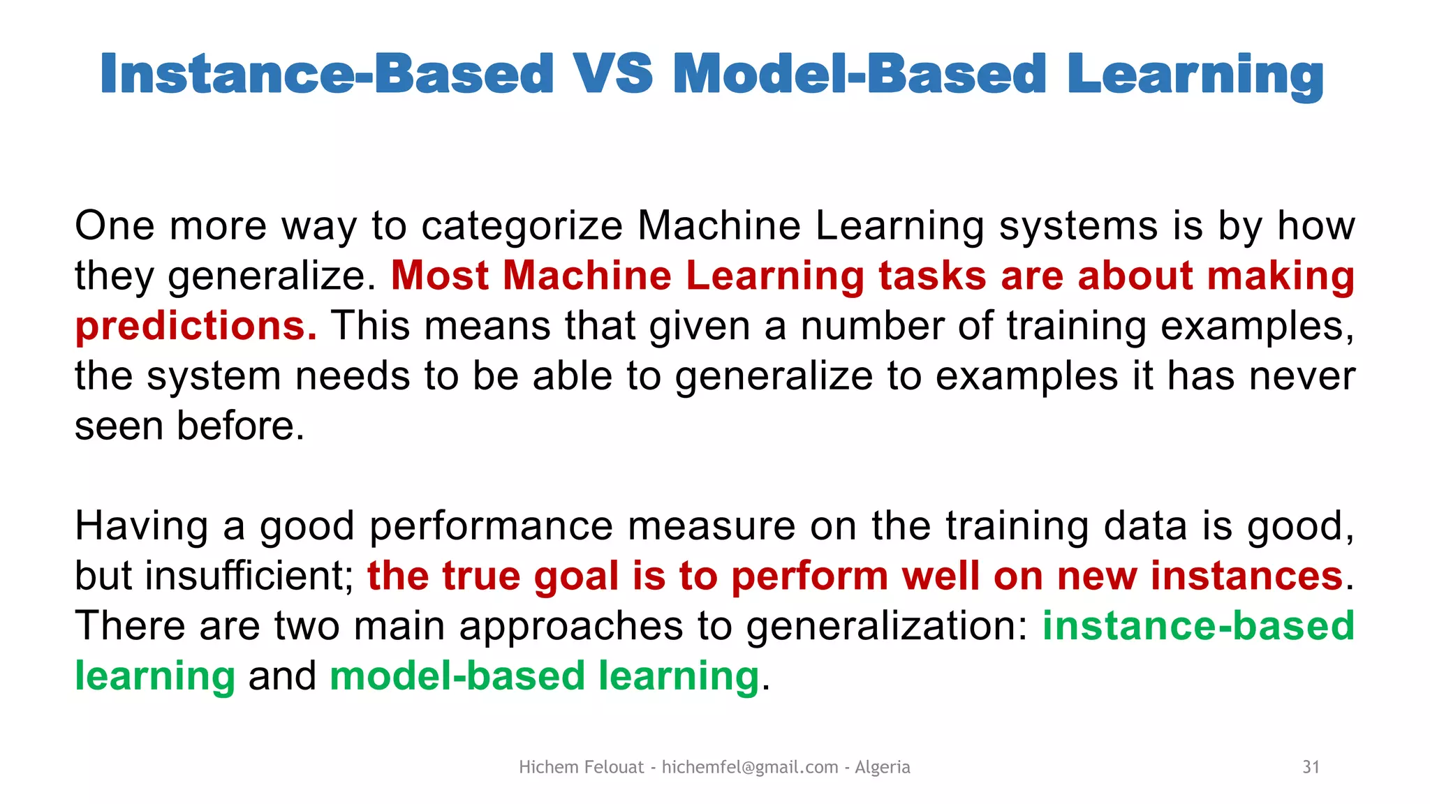 The fundamentals of Machine Learning | PDF | Email | Internet