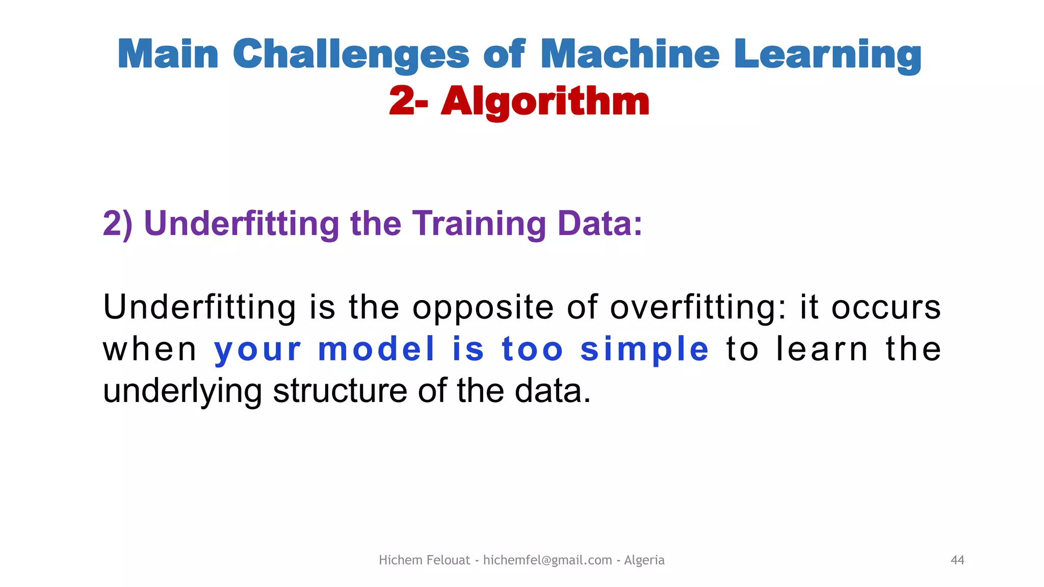 The fundamentals of Machine Learning | PDF | Email | Internet