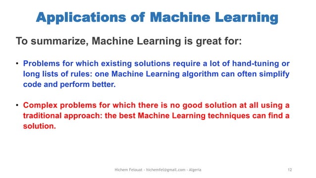 The fundamentals of Machine Learning | PDF | Email | Internet