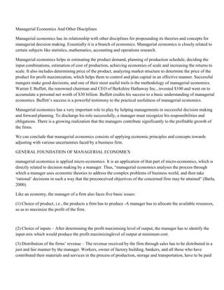The fundamentals of managerial economics | PDF | Business | Business ...