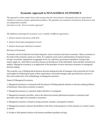 The fundamentals of managerial economics | PDF