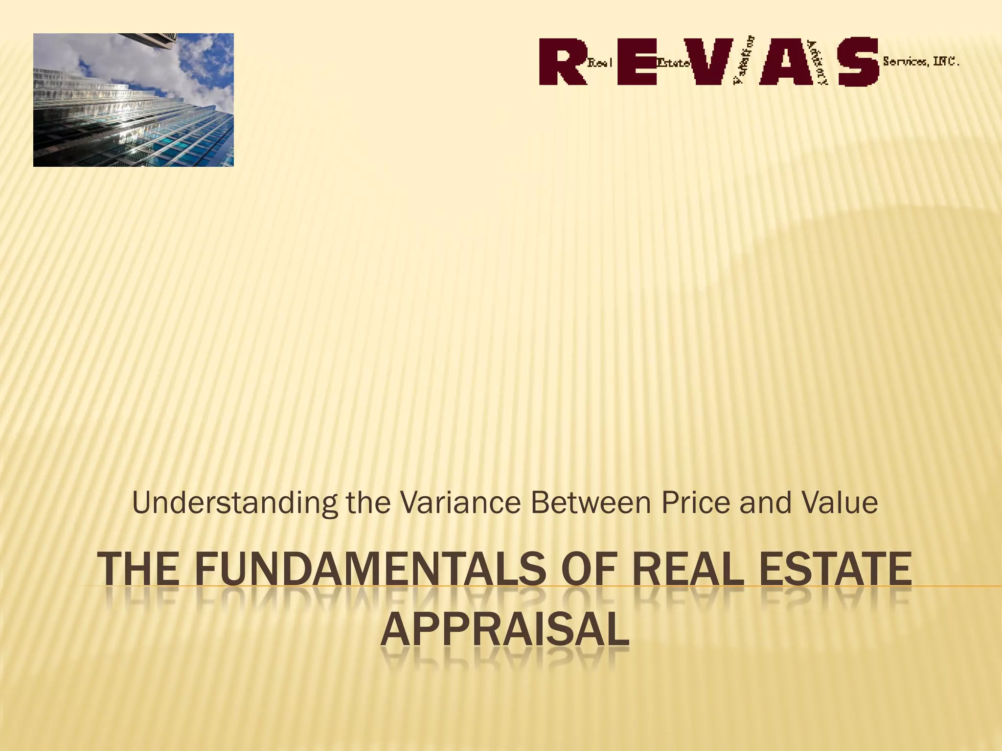 The Fundamentals Of Re Appraisal | PDF