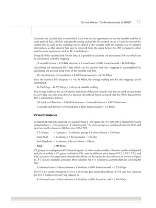 The fundamentals of sonet | PDF | Computer Networking | Computing
