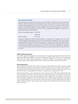 The fundamentals of sonet | PDF | Computer Networking | Computing