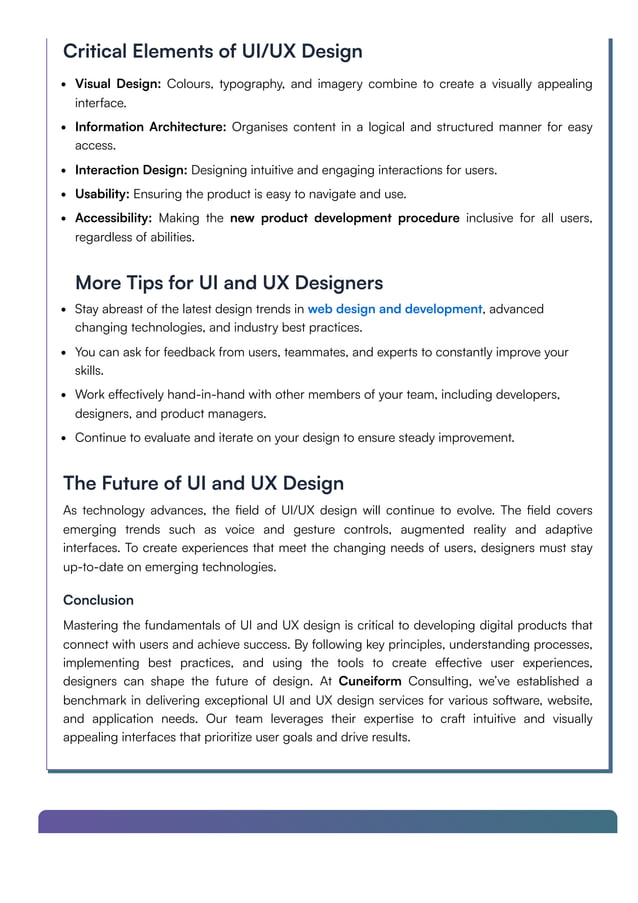 The Fundamentals of UI and UX Design - Cuneiform | PDF