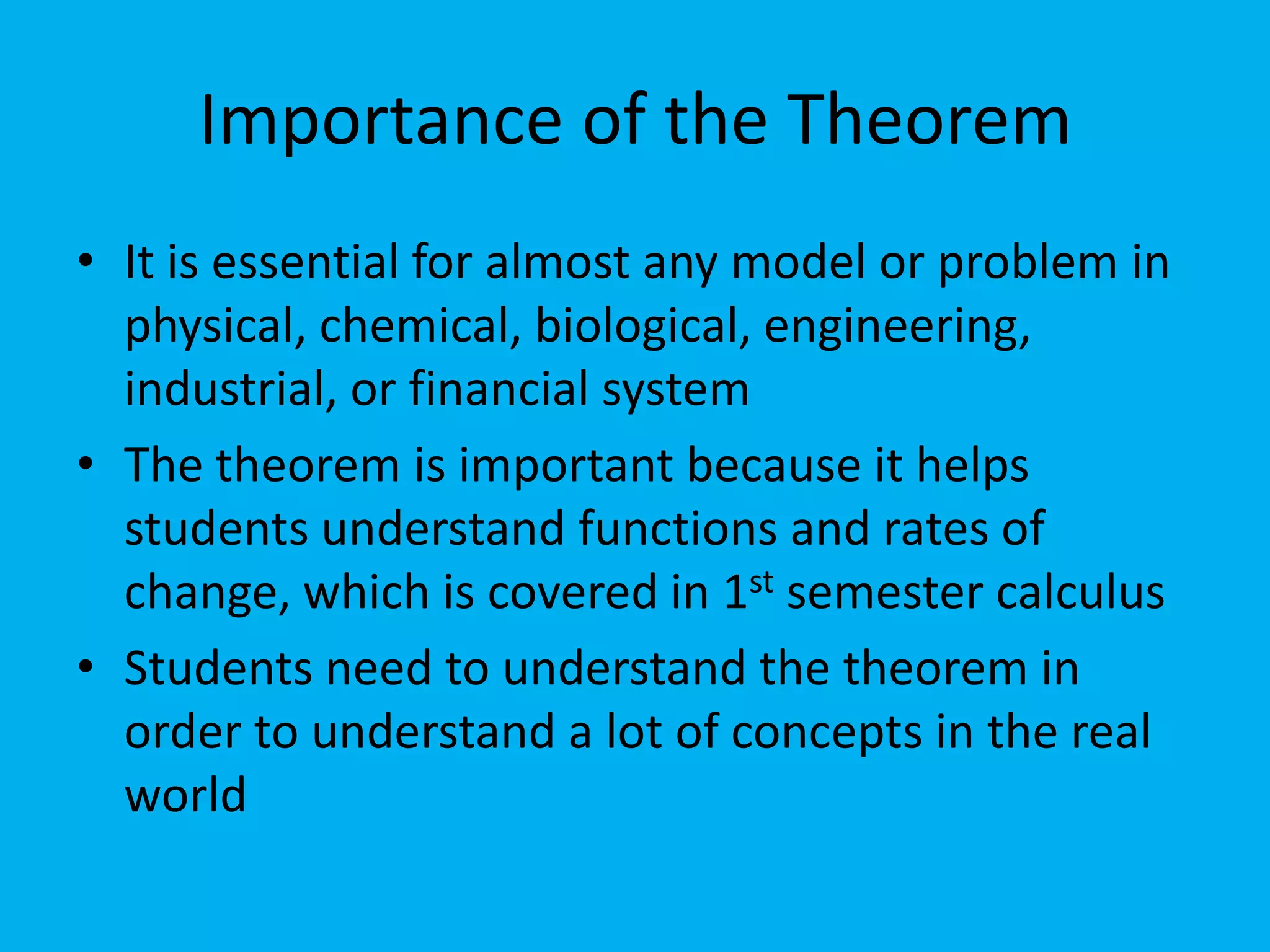 The fundamental theorem of calculus | PPTX