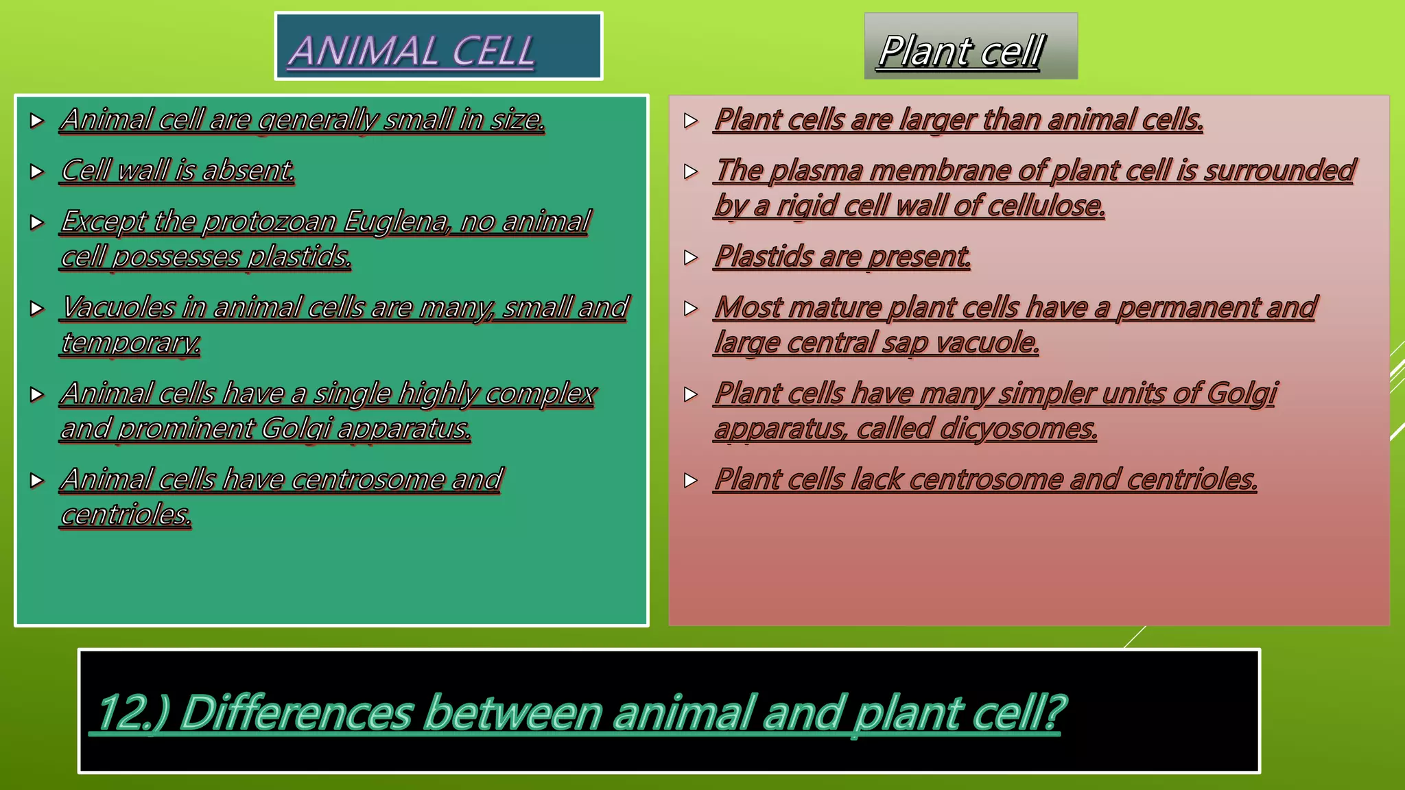 The fundamental UNIT OF CELL.pptx | Biological Sciences | Science
