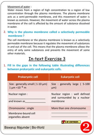 NCERT Solutions | Class IX | Science (Biology) | Chapter 5 | The ...
