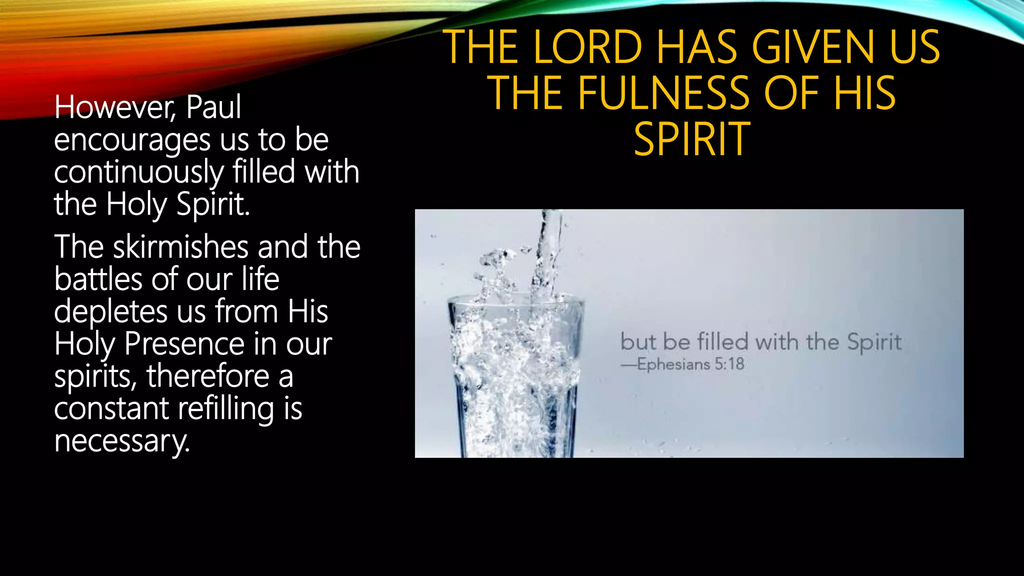 The fulness of the seven spirits of god. | PPTX