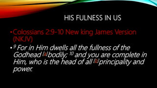 The fulness of the seven spirits of god. | PPTX