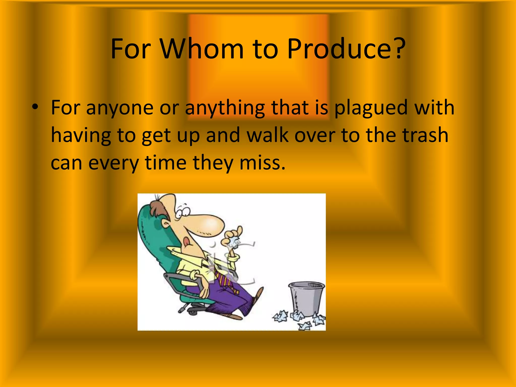 The funnel trash can | PPT