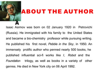 the fun they had by isaac asimov ppt.pptx