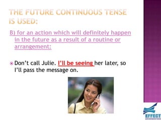 The Future Continuous Tense | PPTX