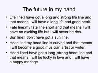 The future in my hand | PPT