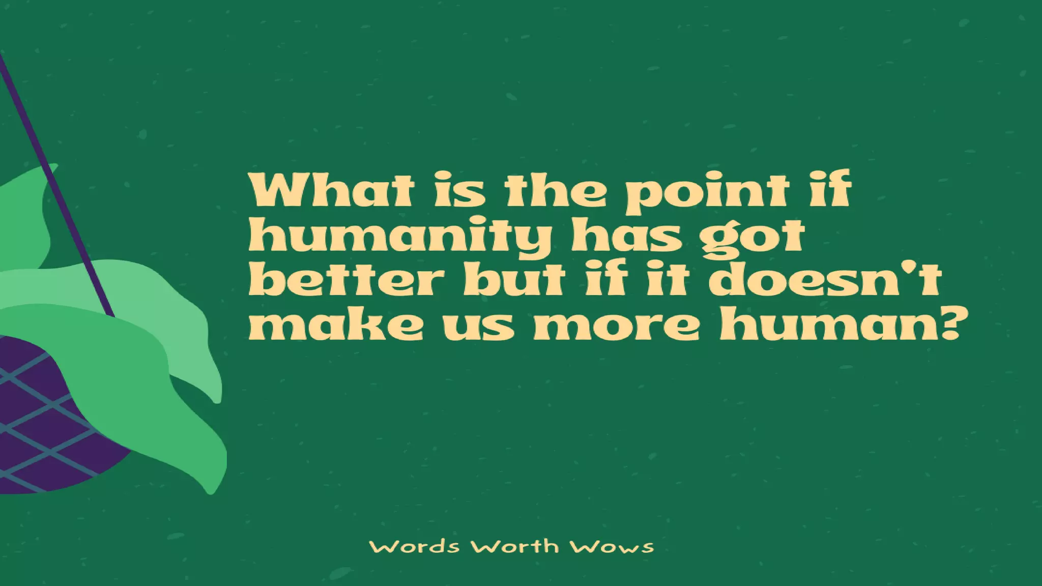 The future is in our hands | PPT