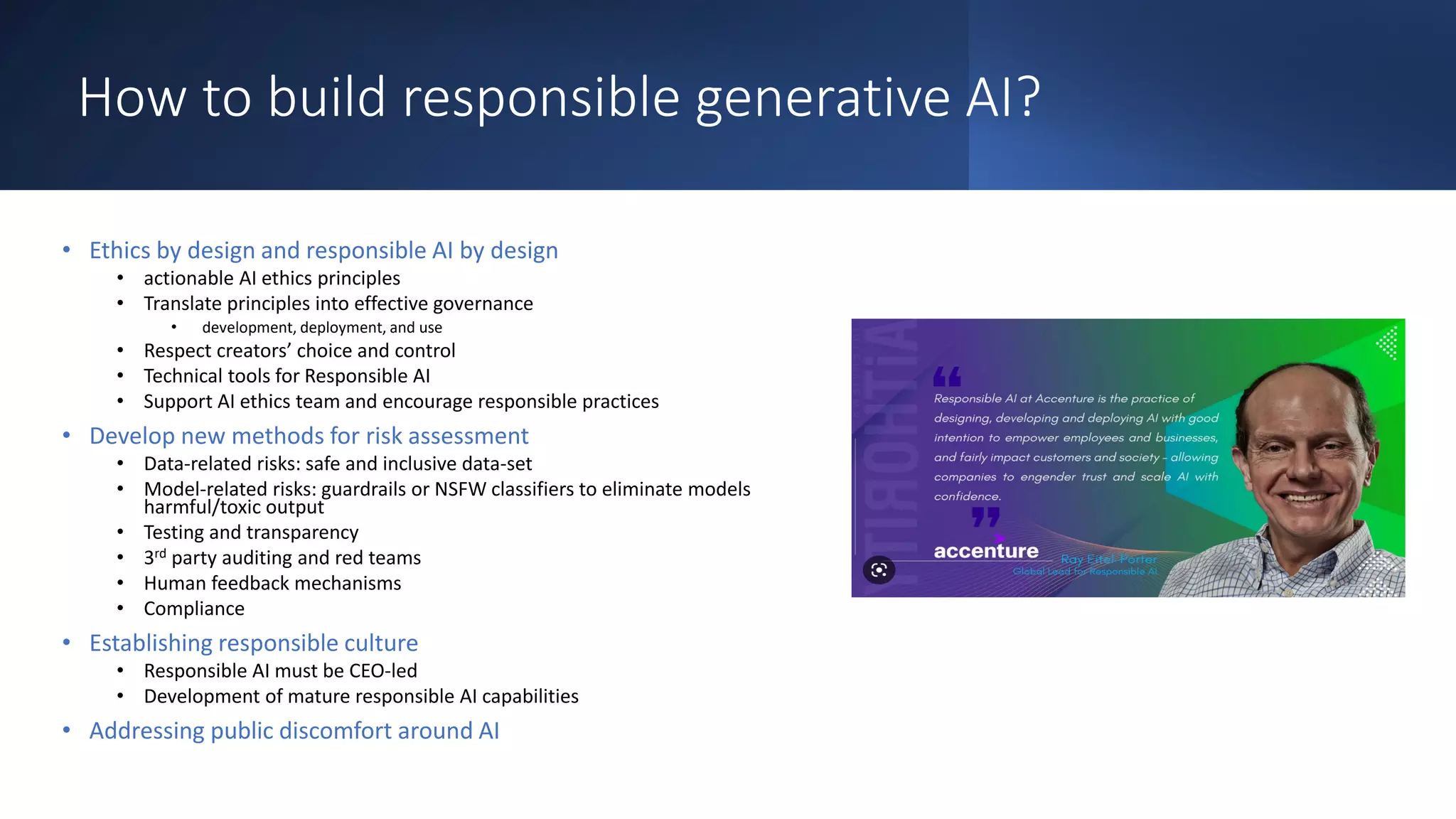 The Future is in Responsible Generative AI | PDF