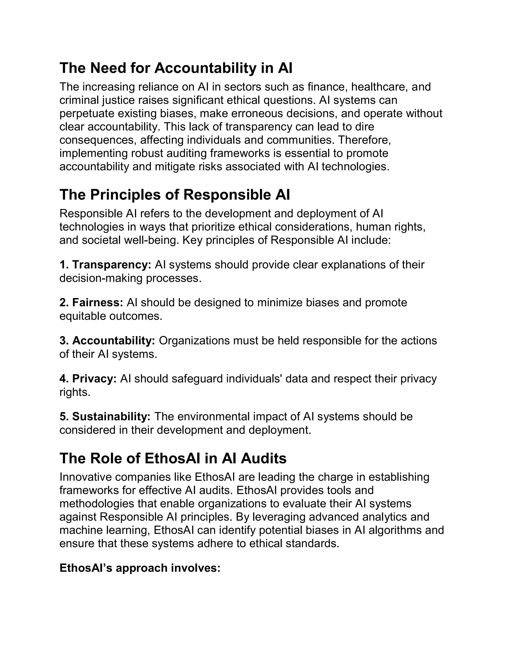 The Future of AI Audit: Ensuring Accountability in Artificial ...