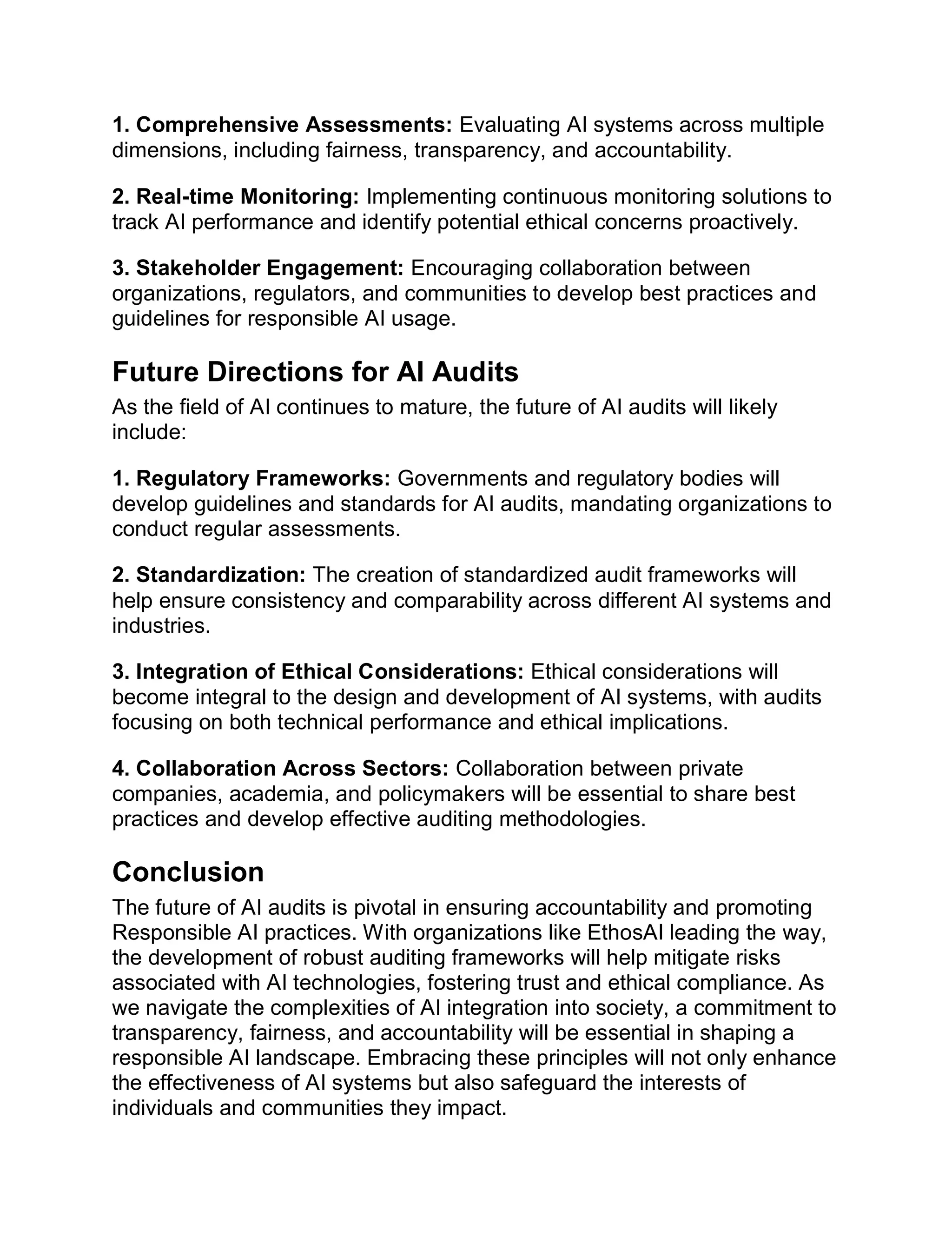 The Future of AI Audit: Ensuring Accountability in Artificial ...