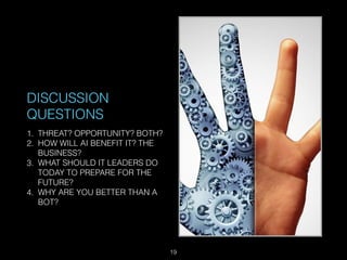 The future of AI in IT - Dan Turchin - SFHDI - March 2017 | PDF