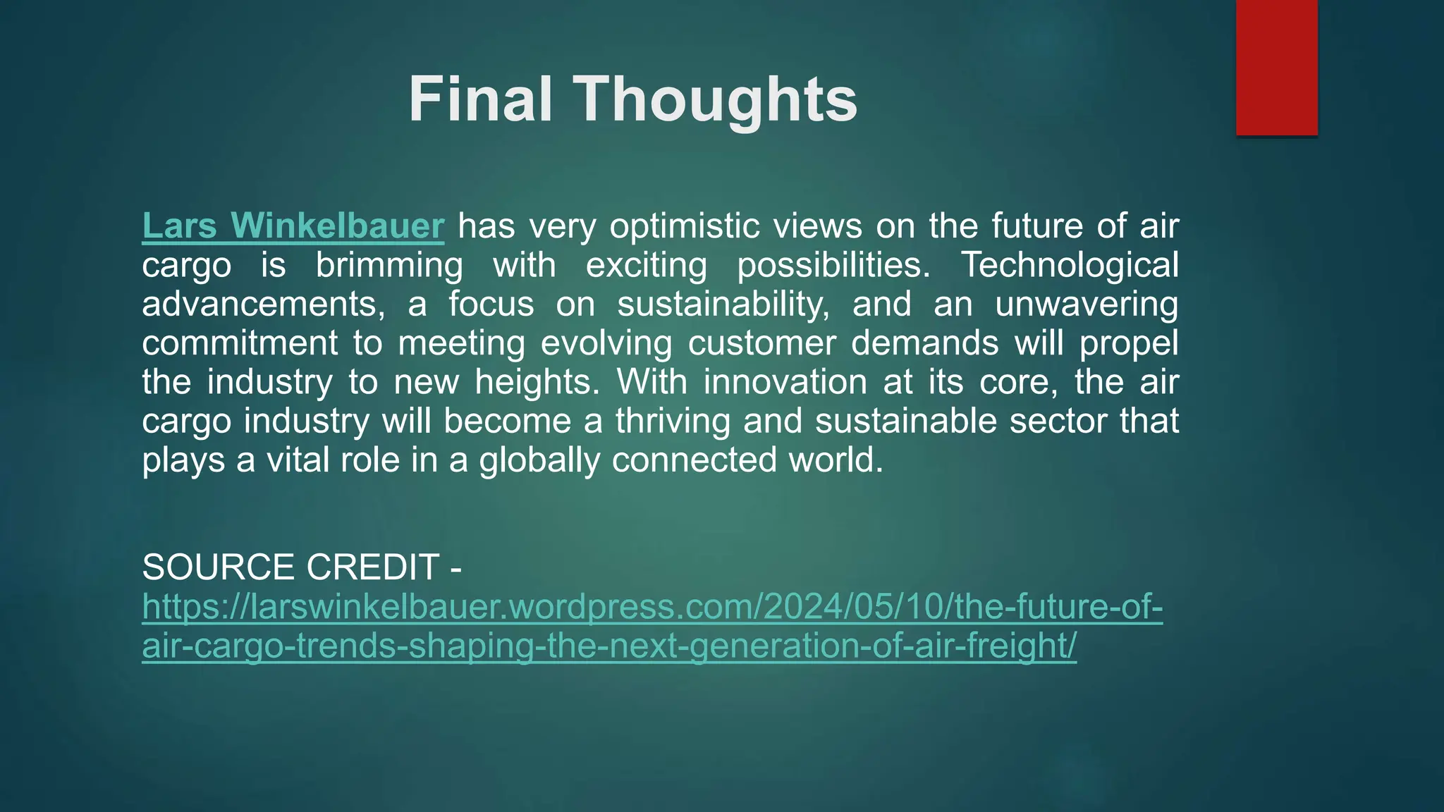 The Future of Air Cargo: Trends Shaping the Next Generation of Air ...