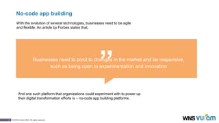 The Future of App Development: Trends in No Code App Builders | PPT