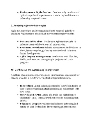The Future of Application Modernization Service Strategies | PDF | Cloud Computing | Internet