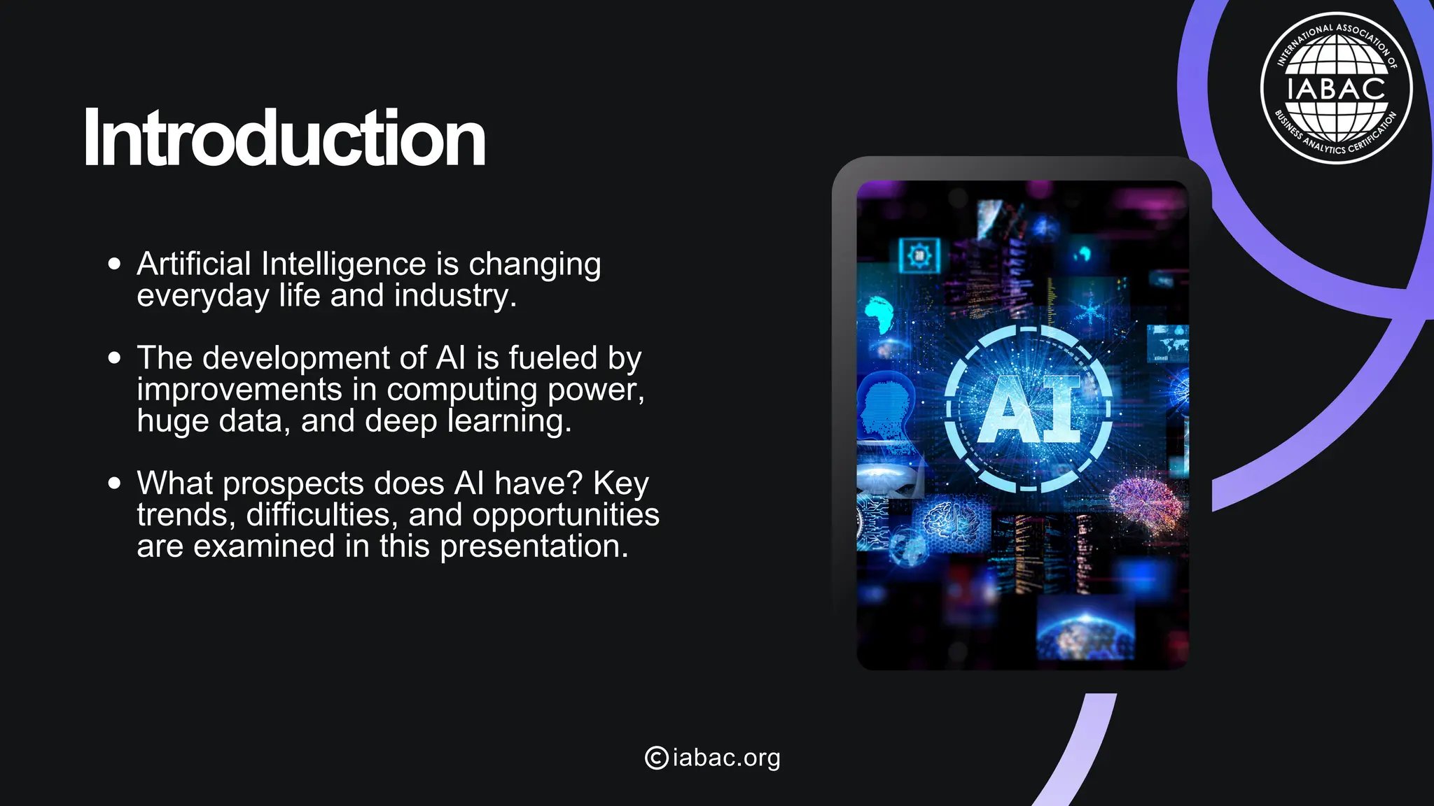 The Future of Artificial Intelligence | IABAC | PPT