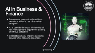 The Future of Artificial Intelligence | IABAC | PPT