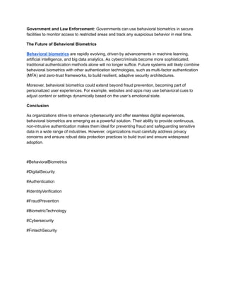 The Future of Authentication_ How Behavioral Biometrics is Redefining ...