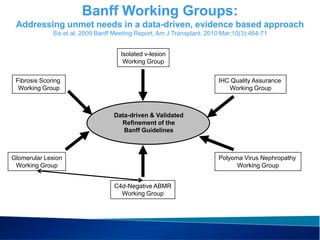 Kim Solez - The Future of the Banff Meetings and Banff Foundation for ...