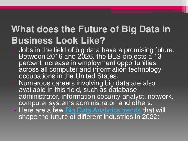 The Future Of Big Data In Business – 4 Emerging Trends In 2022.pptx