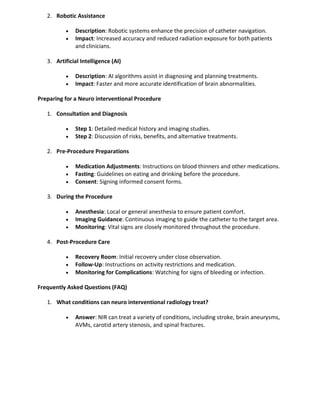 The Future of Brain Health Neuro interventional Radiology Explained ...