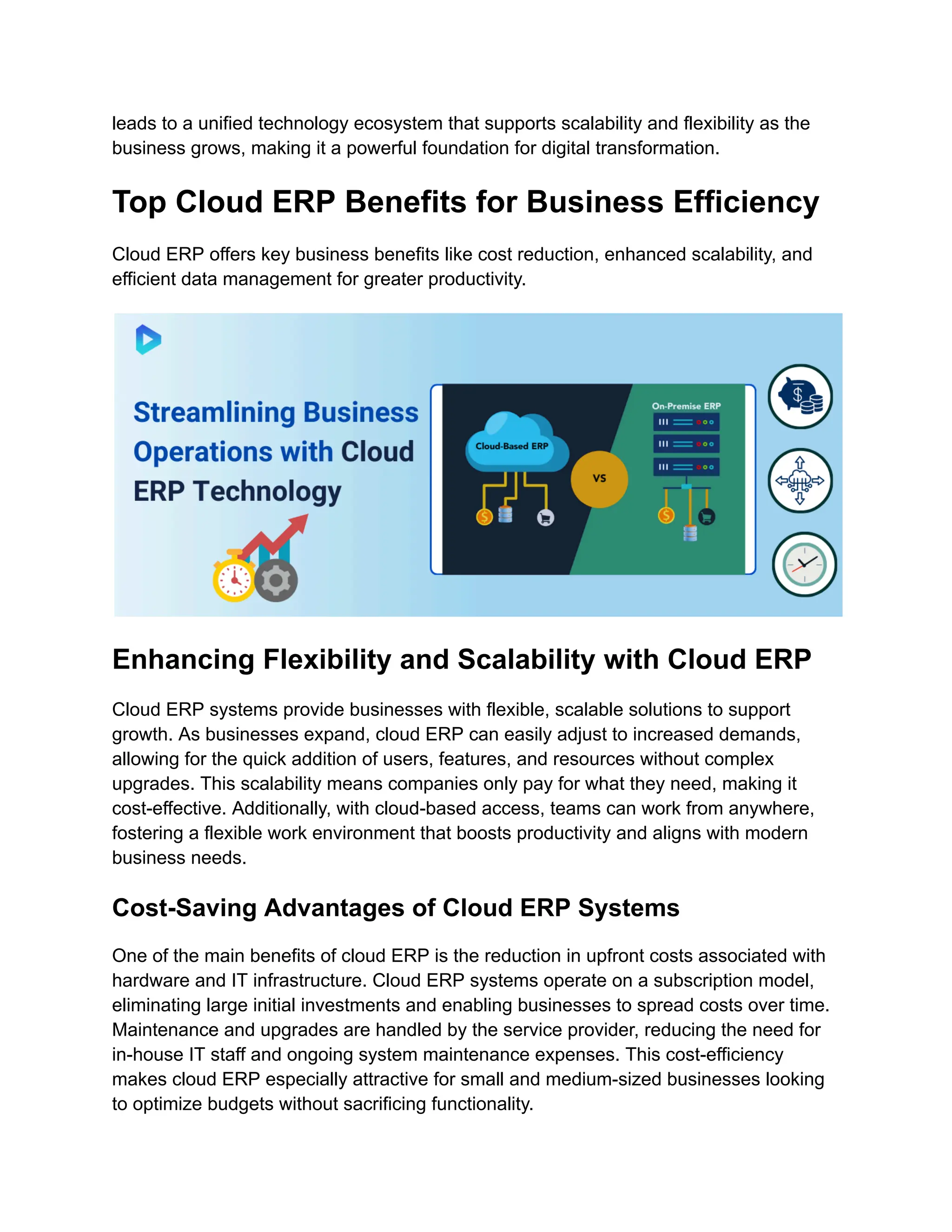 The Future of Business Management: How Cloud ERP Systems Are ...