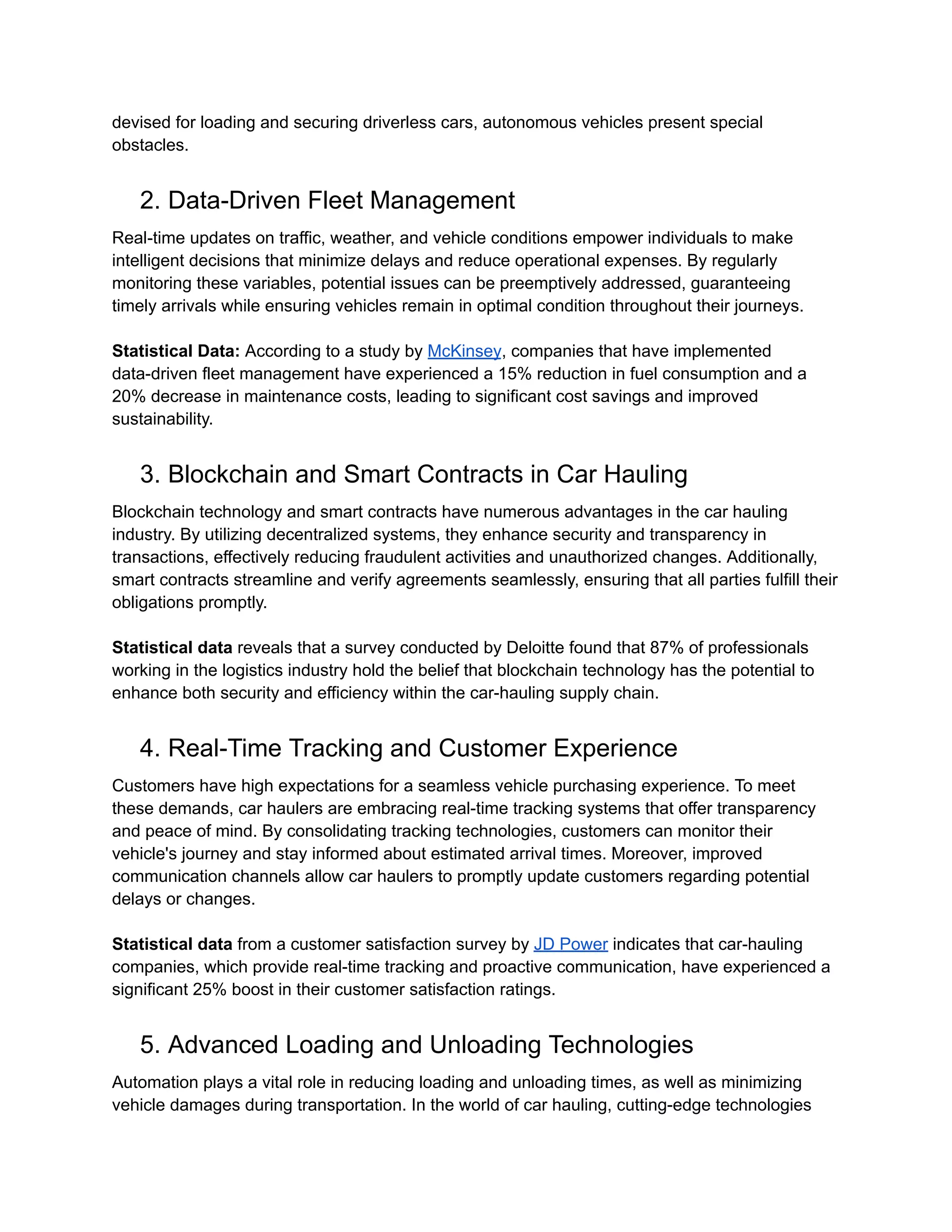 The Future of Car Hauling | PDF