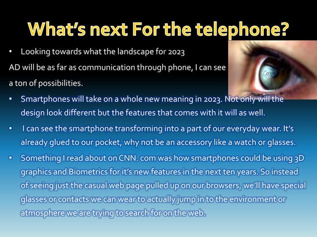 The future of communication technology 2023 | PPT