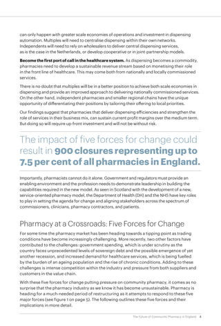 The Future of Community Pharmacy in England | PDF