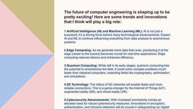 The Future of Computer Engineering- Trends and Innovations | PPTX