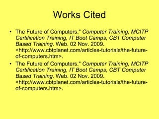 The Future Of Computers | PPT